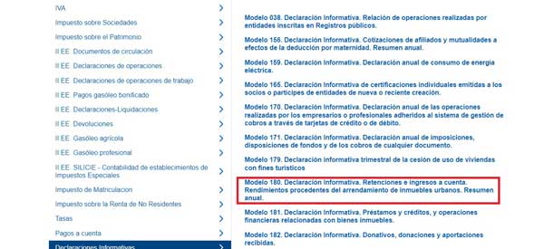 Presentacion de una declaración informativa mediante TGVI Online ...